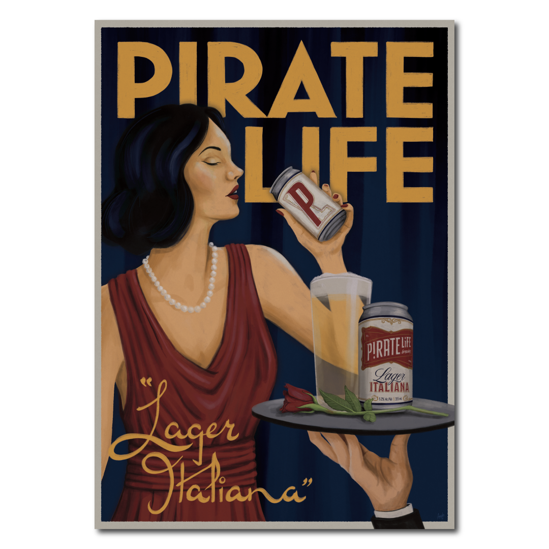 Poster - Lager Italiana – PIRATE LIFE BREWING